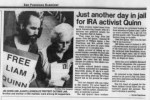 Birth of Liam Quinn, Former PIRA Volunteer | seamus dubhghaill