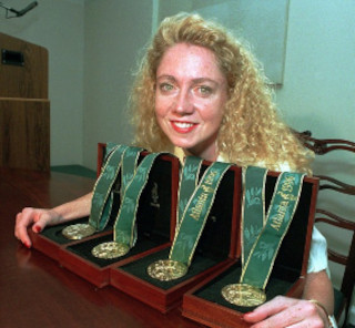 Birth of Olympic Medalist Michelle Smith | seamus dubhghaill